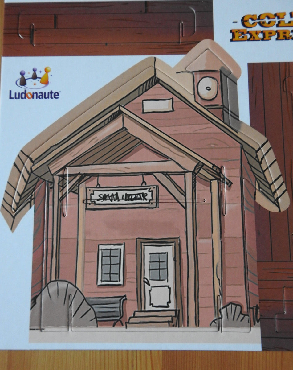 Colt Express - 3D Train Station | Accessory | Green Zink Games